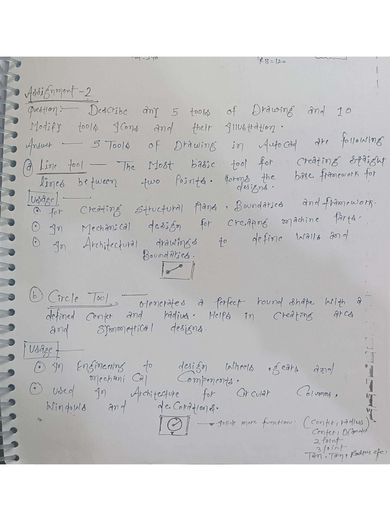 Assignment 2. AutoCAD ? | PDF