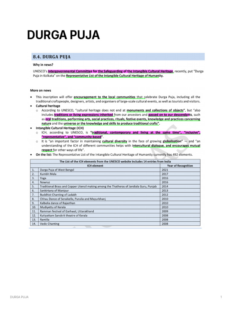 Durga Puja | PDF