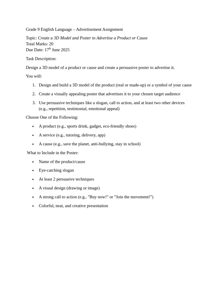 Advertisement Assignment 2 Pdf 8543