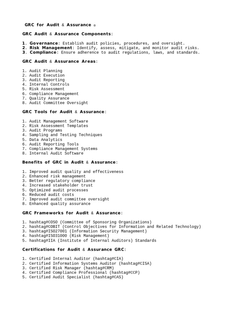 CSV-GRV For Audit & Assurance | PDF