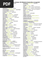 25 Profesiones en Inglés y Español | PDF