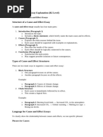 Cause and Effect Expository Writing | PDF | Causality | Essays