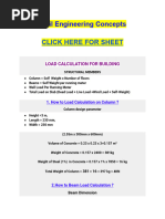 Column and Beam Load Calculation Guide | PDF | Beam (Structure) | Column