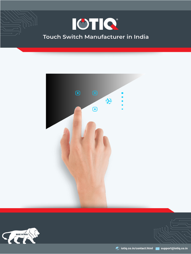 IOTIQ TouchSwitch Brochure | PDF | Components | Power (Physics)