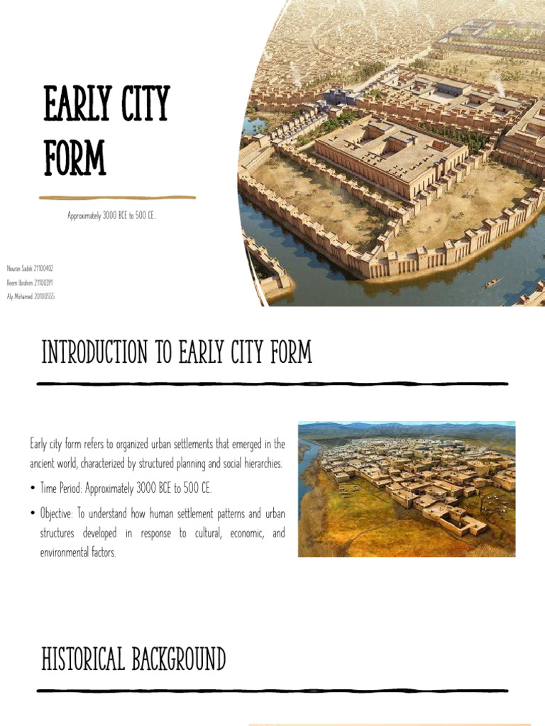 Understanding Early City Form | PDF | Akhenaten | Civilization