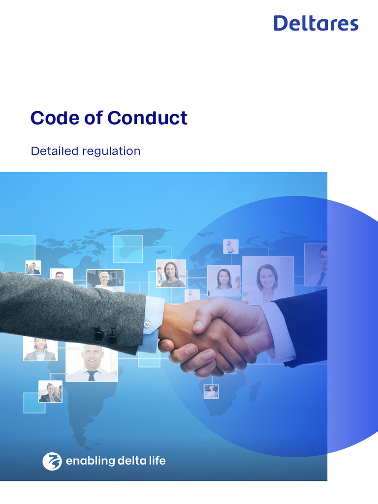 Deltares Code of Conduct Overview | PDF | Regulatory Compliance | Human ...