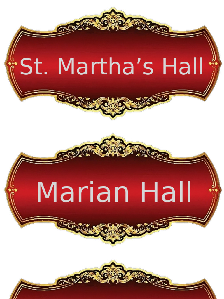 Signages For Hall | PDF