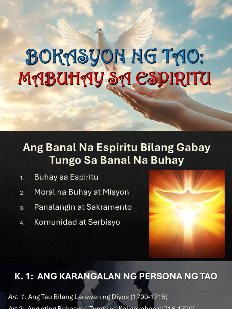 Bokasyon NG Tao | PDF