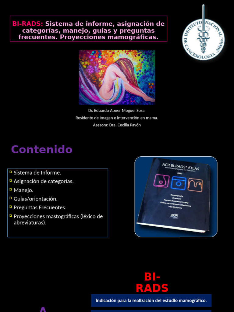 Guía Completa del Sistema BI-RADS en Mamografía | PDF | Mamografía | Pecho
