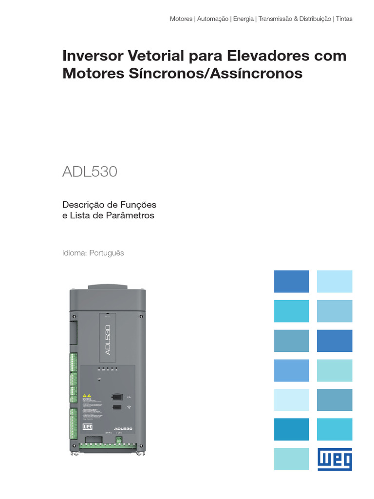 WEG ADL500 Programming Manual 1S93SWPT Pt | PDF | Entrada/Saída | USB