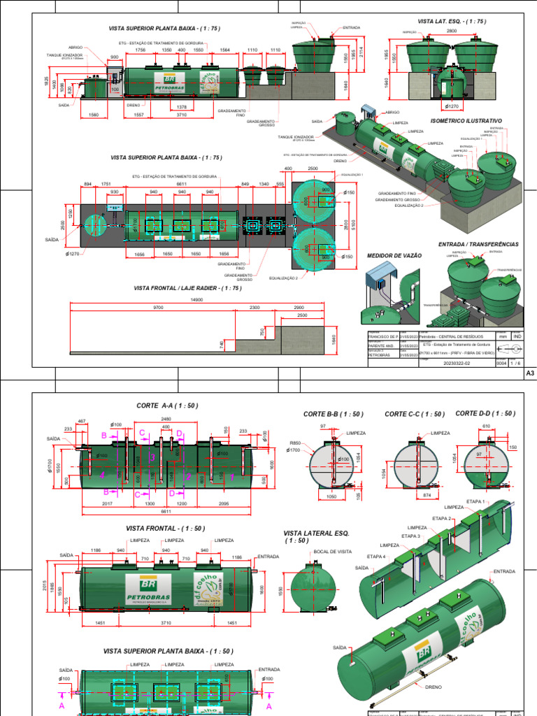 Layout Etg - Central de Resíduos - Coelho Ambiental - r4 | PDF