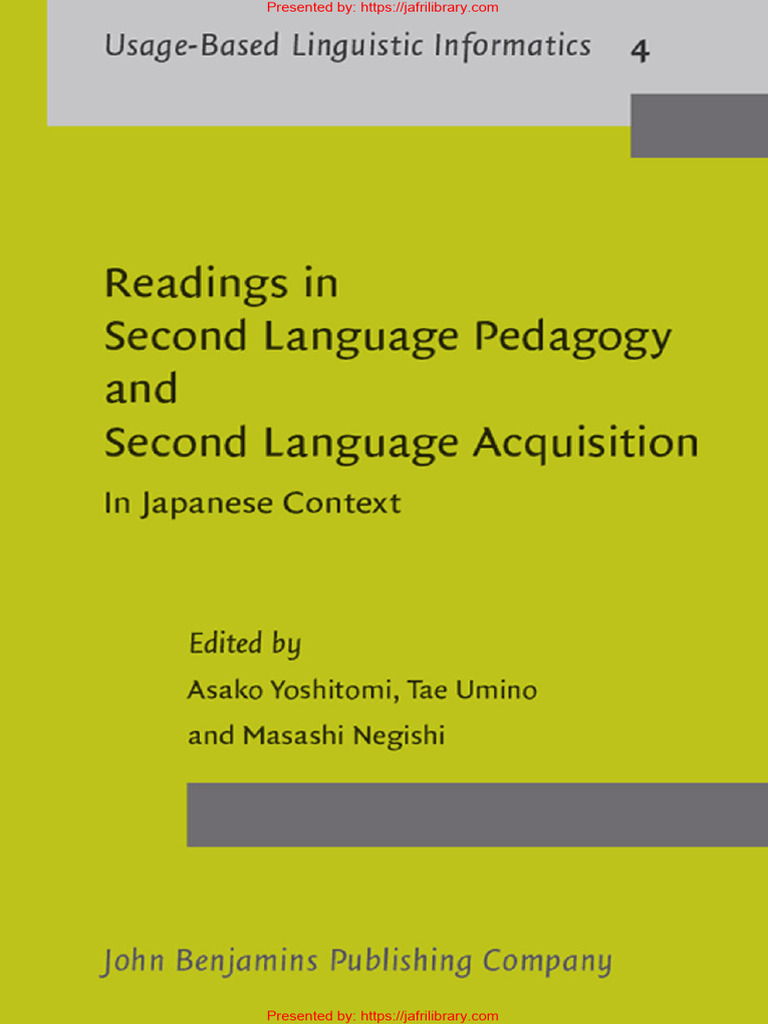 Second Language Teaching in Japan | PDF | English As A Second Or ...