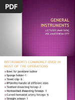 Surgical OT Instruments List | PDF