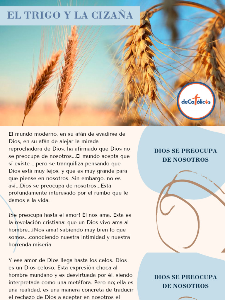 El trigo y la cizaña | PDF | Amor | Dios