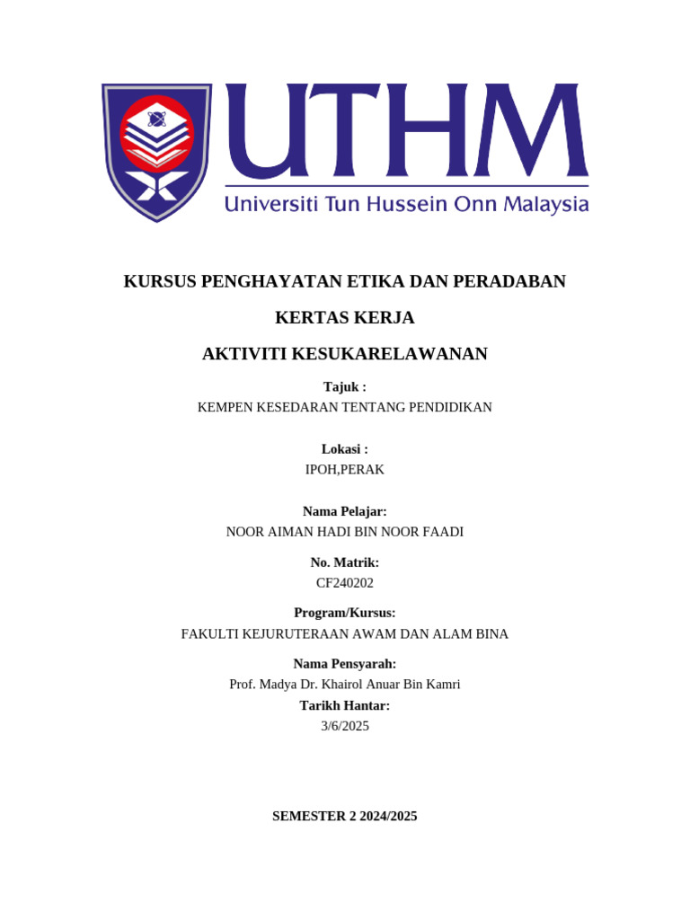 Kesedaran Pendidikan di Pulai Jaya | PDF