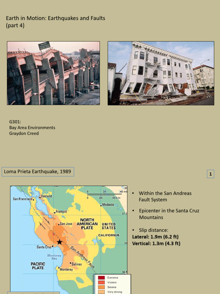 earth in motion - part 4 | PDF | Earthquakes | San Francisco Bay Area