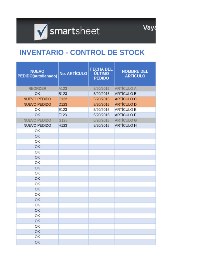 3 Inventory Stock Control Template ES1 | PDF | Internet