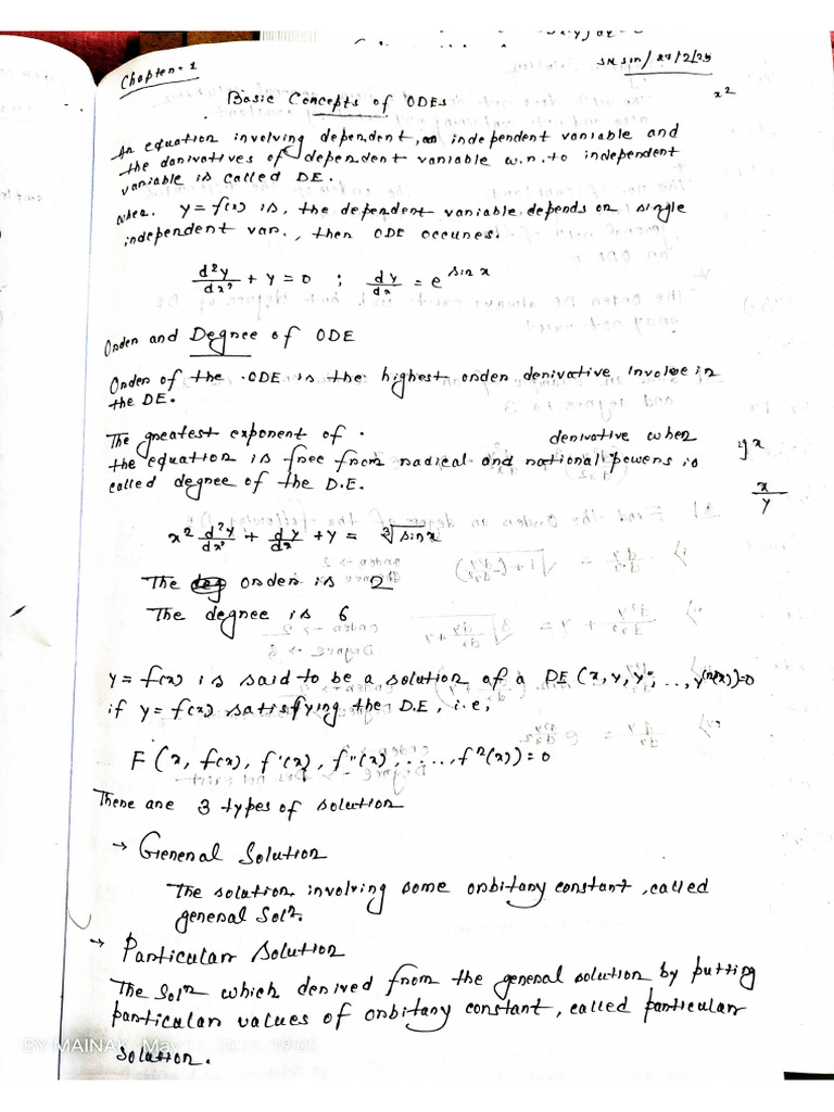 Math SN Theory | PDF