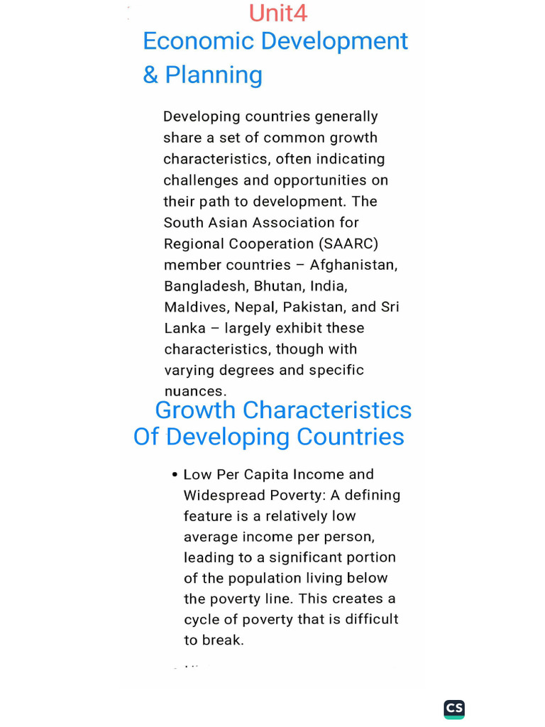 Unit4Economic Development & Planning | PDF