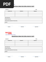 Employee Overtime Record Form | PDF