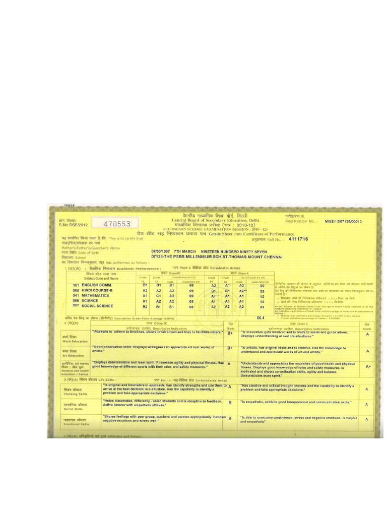 Calculationo Marks&ConversionCertificateforVarious 1 2 | PDF ...