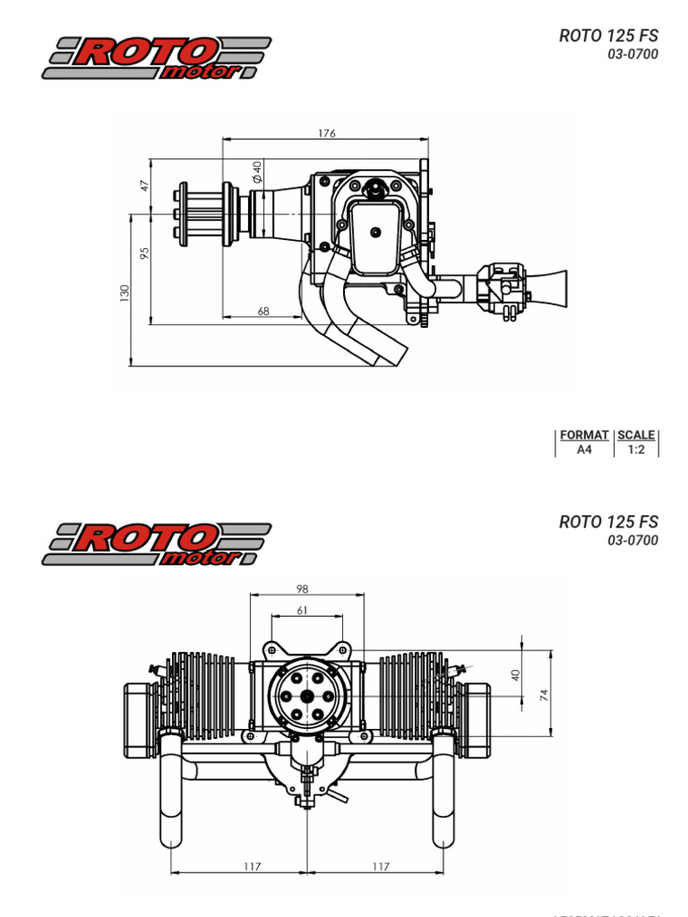 Dimensiones 125FS A | PDF