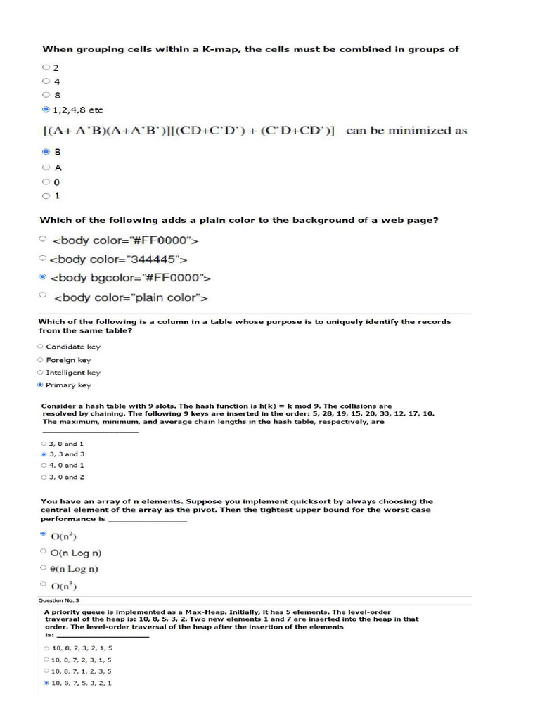 Computer Engineering Questions 1-50 - Compressed | PDF
