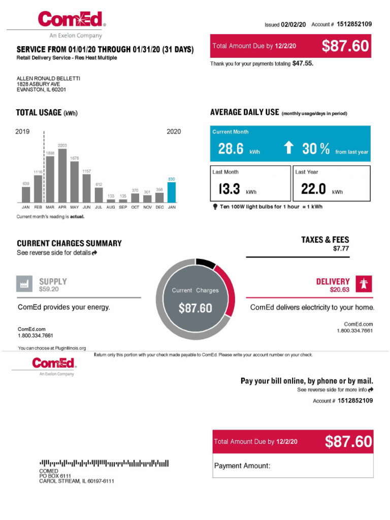 ComEd BIll | PDF