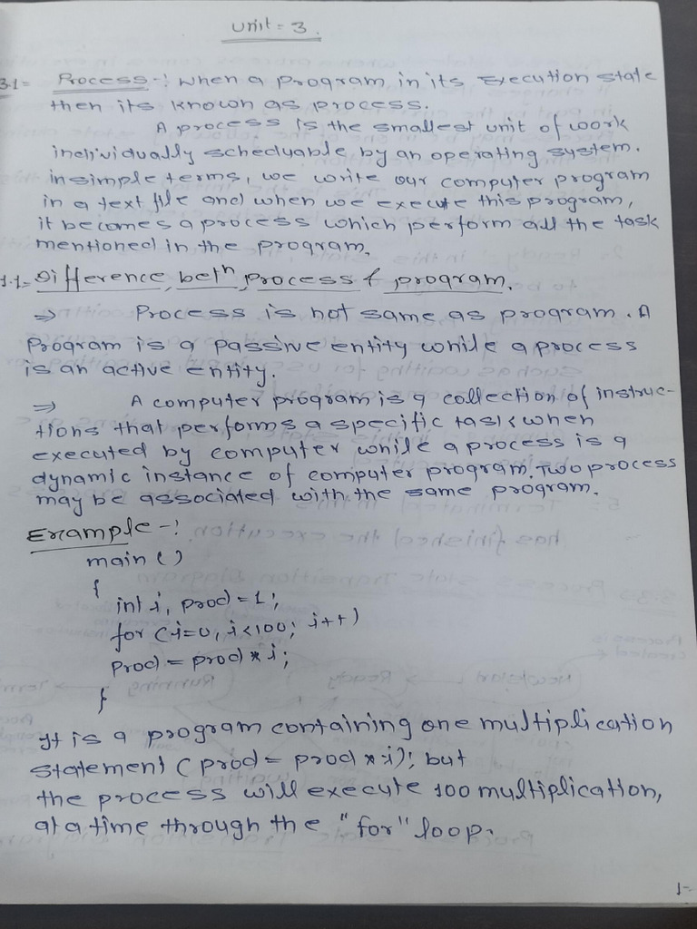 Os Unit 3 Narendra Yadav | PDF