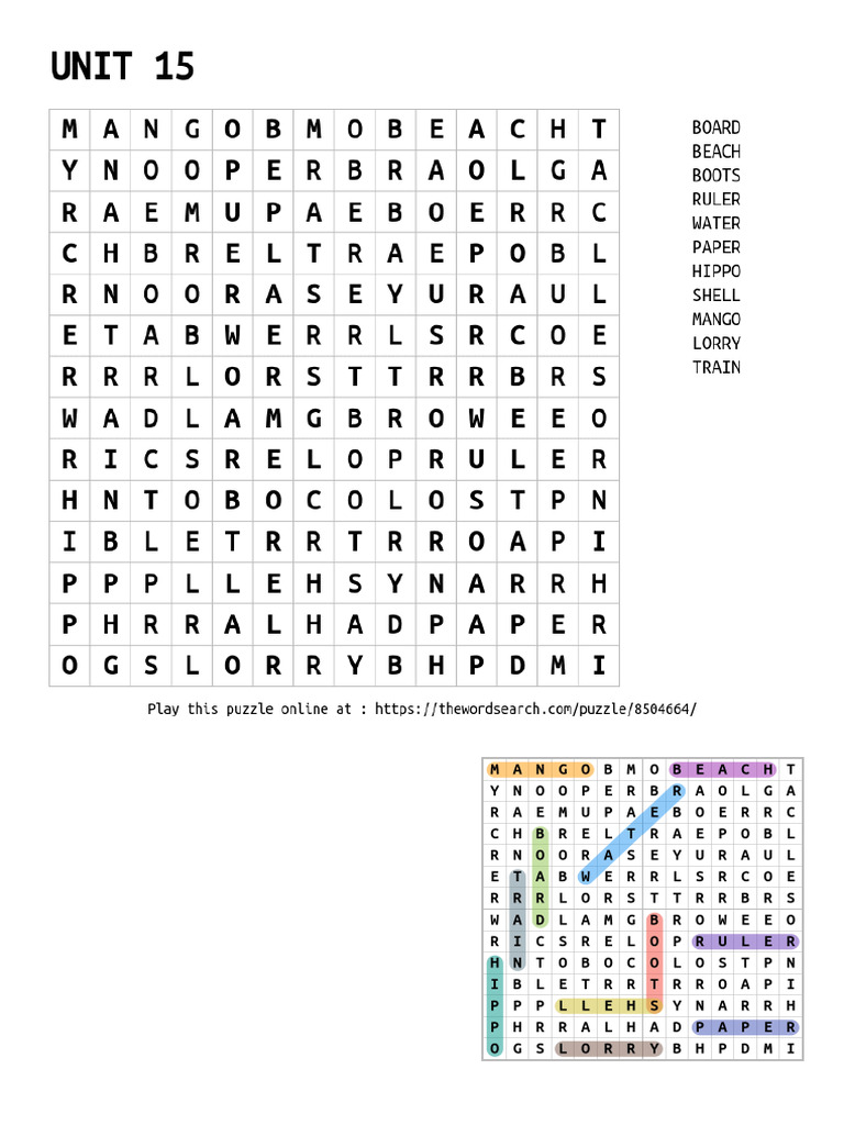Thewordsearch Com Unit 15 8504664 | PDF