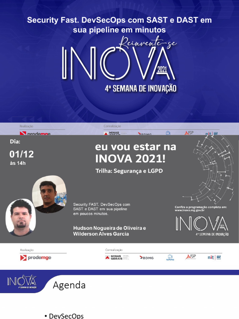 Security FAST. DevSecOps Com SAST e DAST em Sua Pipeline em Poucos ...