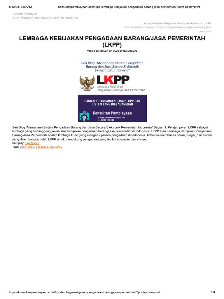 Rancangan Kerja Sistem Pengaaan | PDF