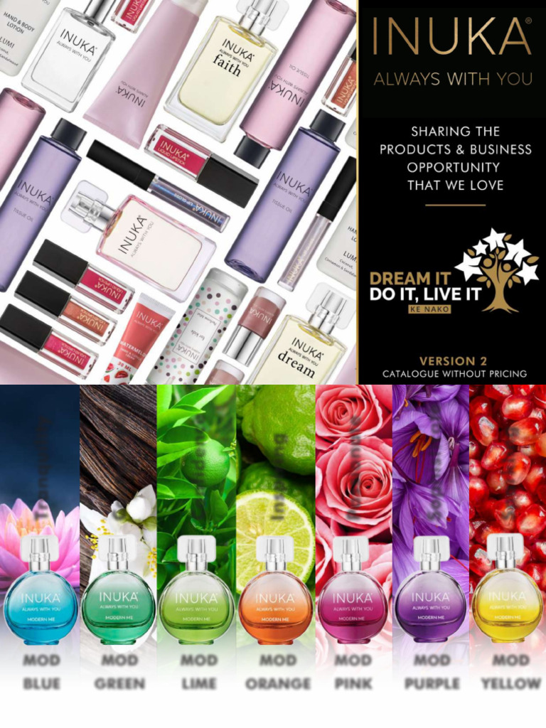 Catálogo de Produtos Inuka 2024 | PDF | Cabelo | Perfume