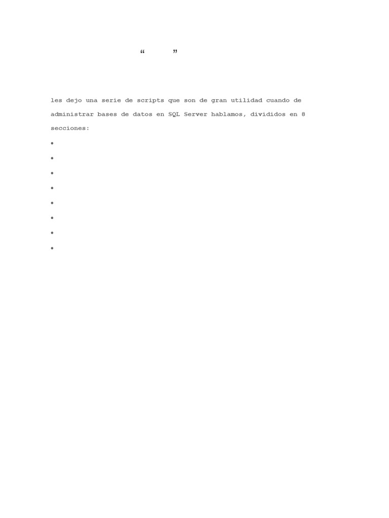 Proyecto Database | PDF | Servidor SQL de Microsoft | SQL