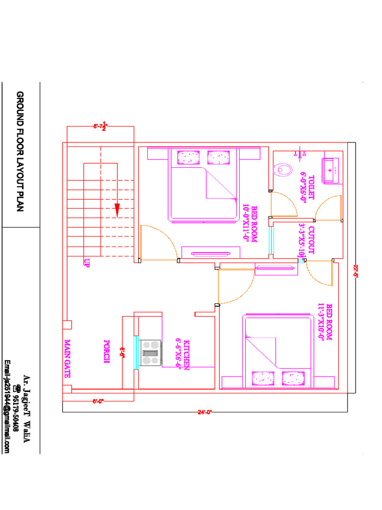 Ground Floor Layout Plan | PDF