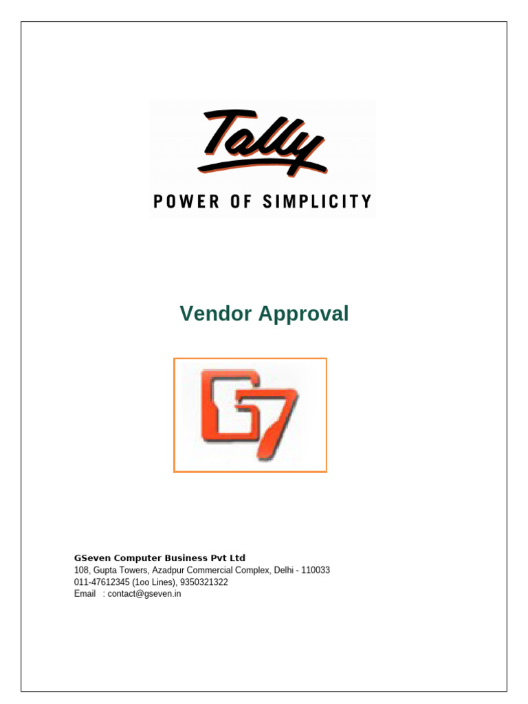 User Manual-Vendor Approval | PDF | Enterprise Resource Planning | Software