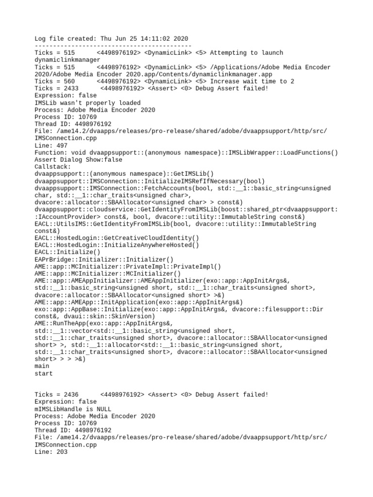 Adobe Media Encoder Log | PDF | Graphics Processing Unit | Shader