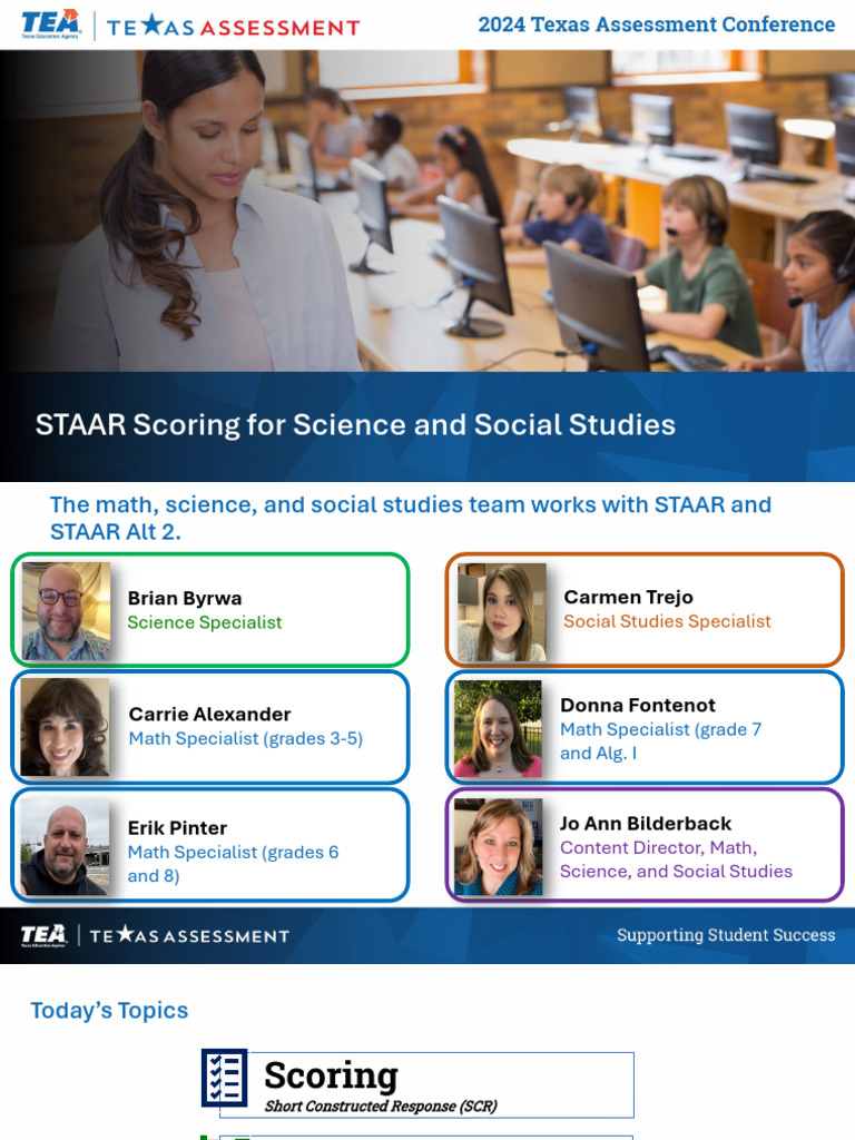 TAC 2024 STAAR Scoring For Science and Social Studies | PDF ...