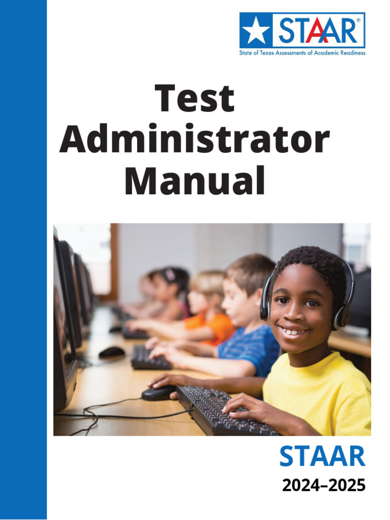 2024-2025 STAAR Admin Manual | PDF
