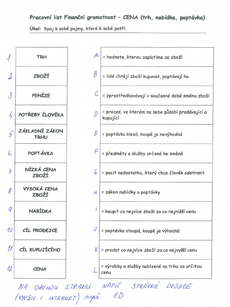 Vo Pracovni List 1 | PDF