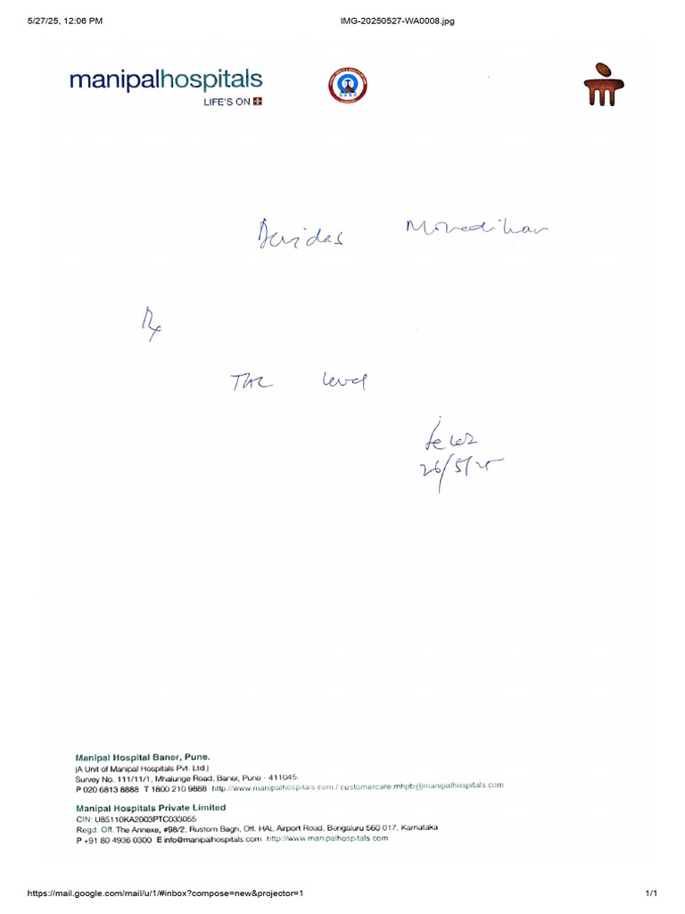 TAC Level Test Prescription | PDF