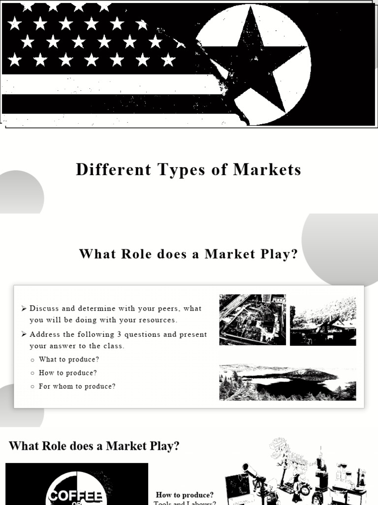 Understanding Market Types and Roles | PDF | Market (Economics) | Free ...