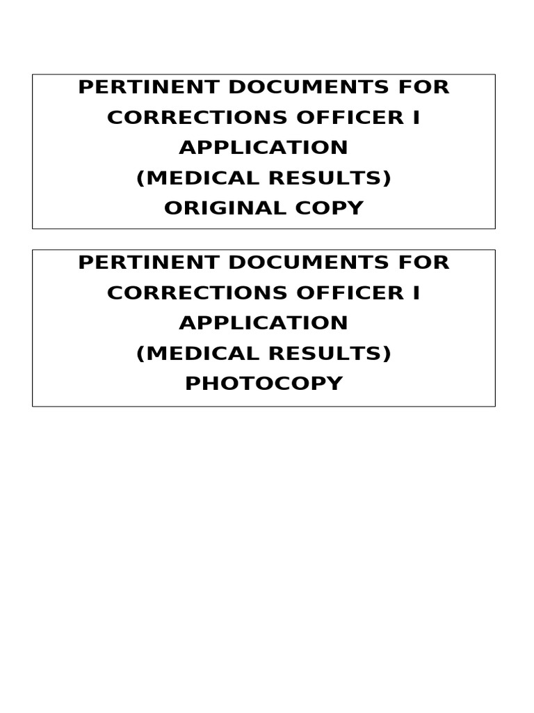 Medical Result Pertinent Docu | PDF