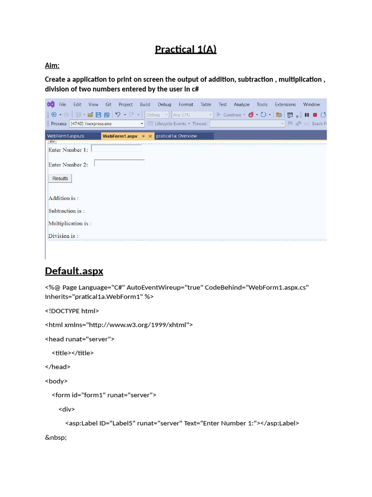 Awp Pract | PDF | Http Cookie | C Sharp (Programming Language)