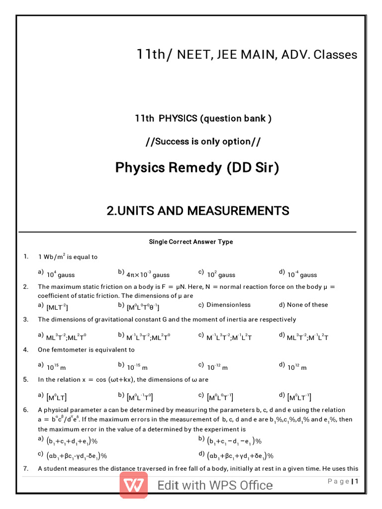 DPP Sheet F | PDF | Momentum | Force