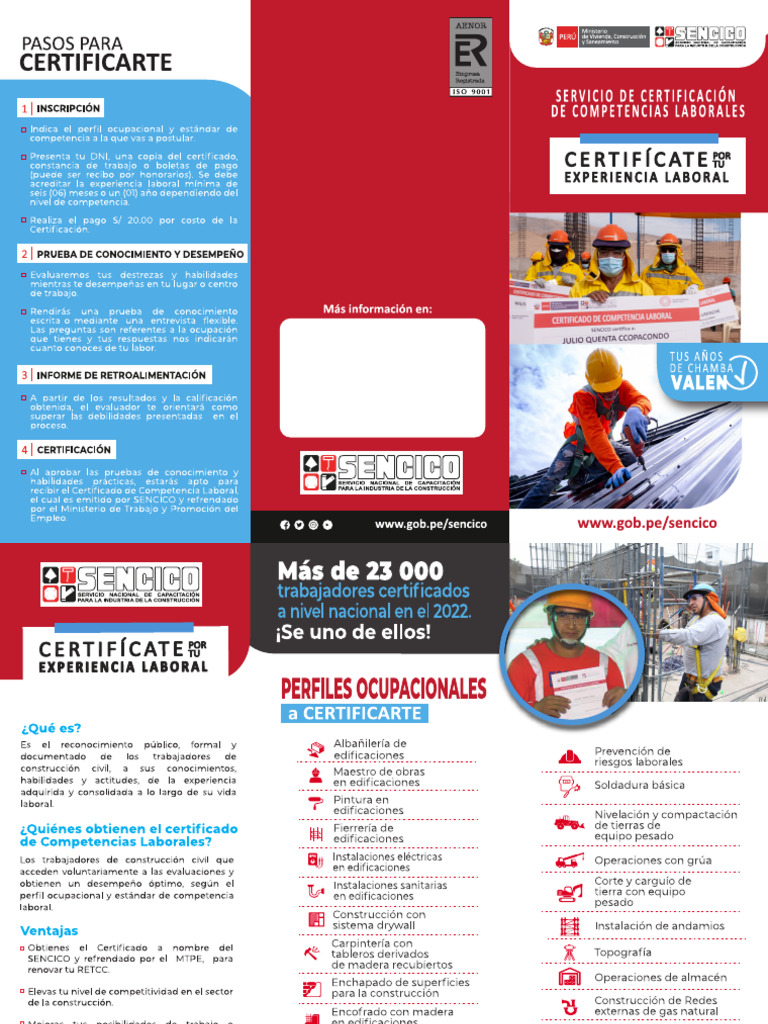 TRIPTICO Certificate 2025 | PDF