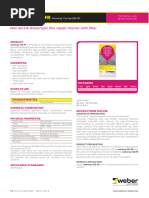 Weberep 360 FFR | PDF | Concrete | Materials