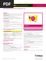 Weberdry 360 PU Waterproofing Guide | PDF | Concrete | Materials