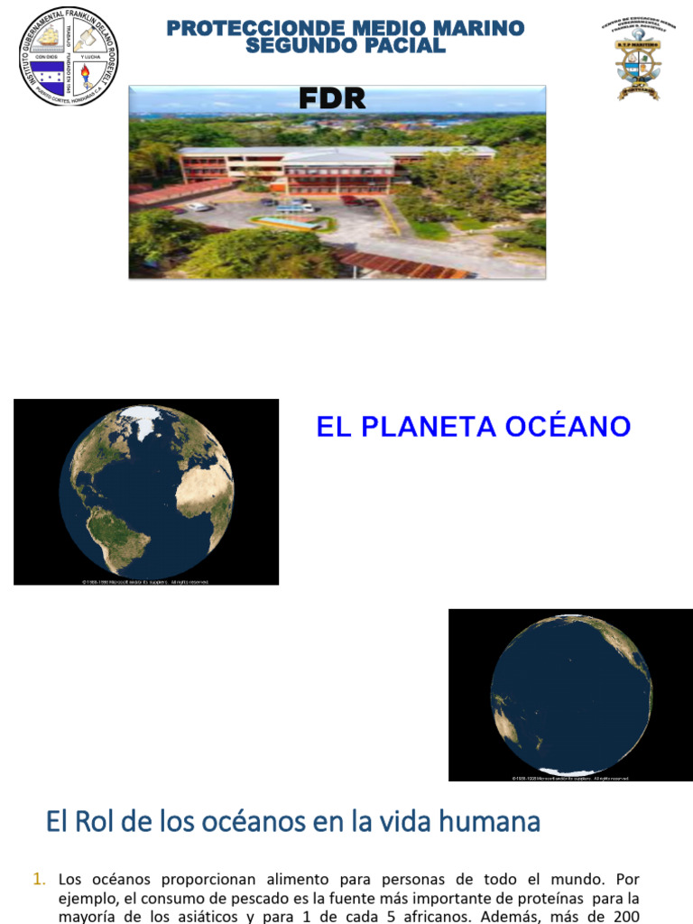 Proteccion Del Medio Marino II Parcial 2025 | PDF | Océanos | Mar