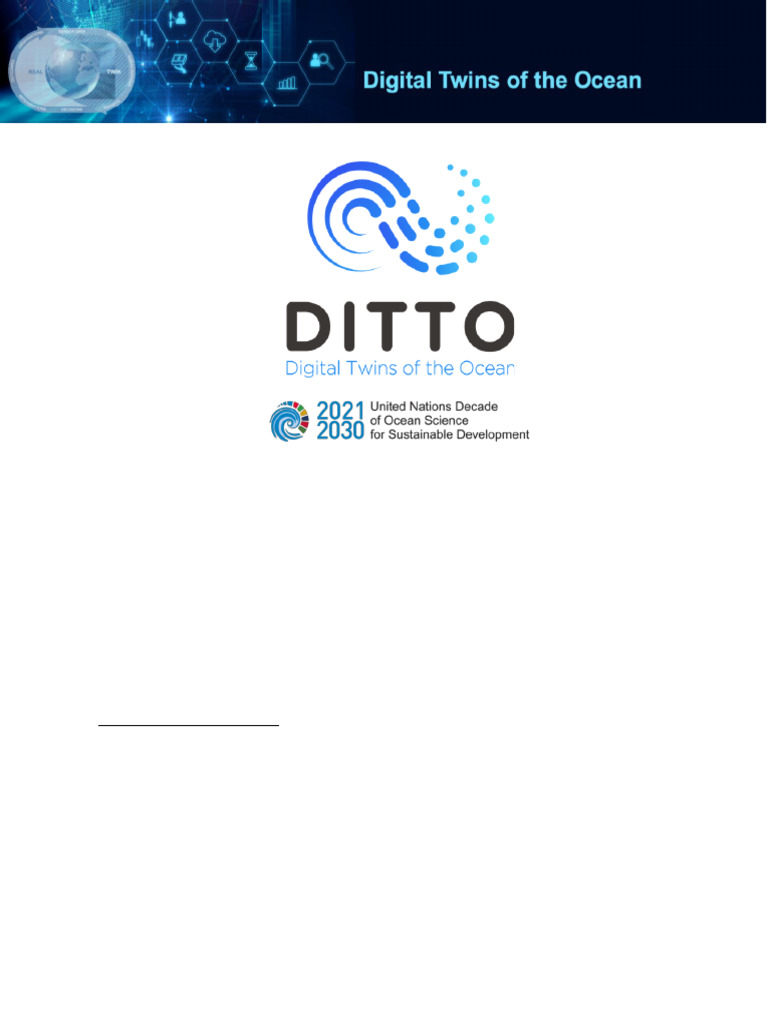 DITTO Whitepaper FINAL July 2023 | PDF | Visualization (Graphics) | Interoperability